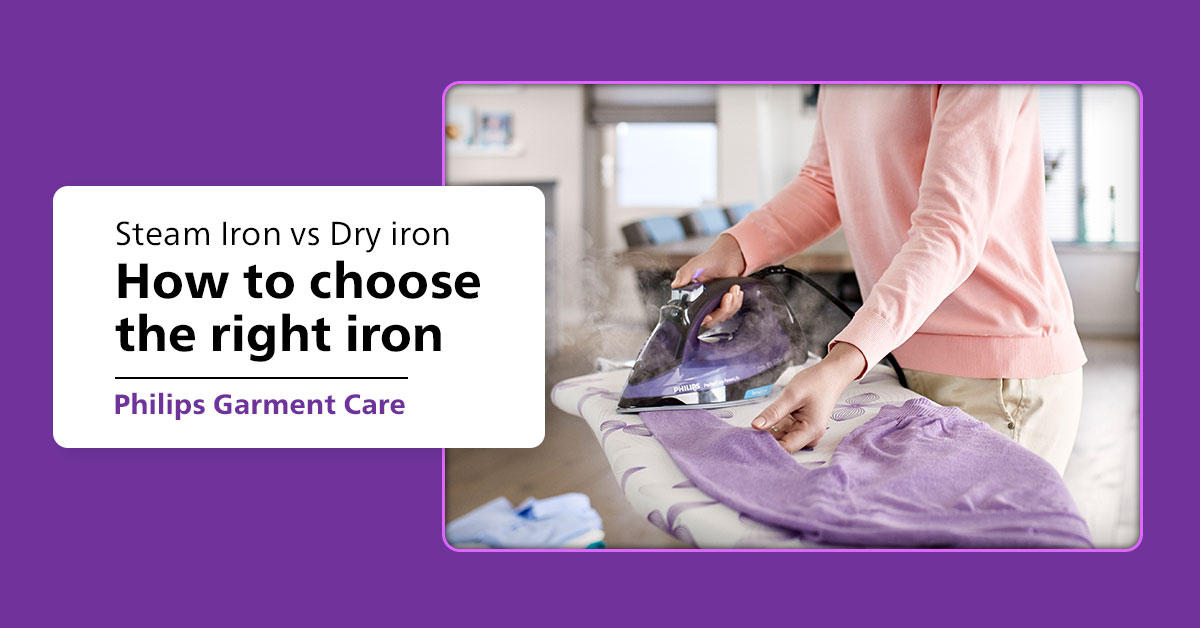 Steam Iron vs Dry Iron: How to Choose the Right Iron?