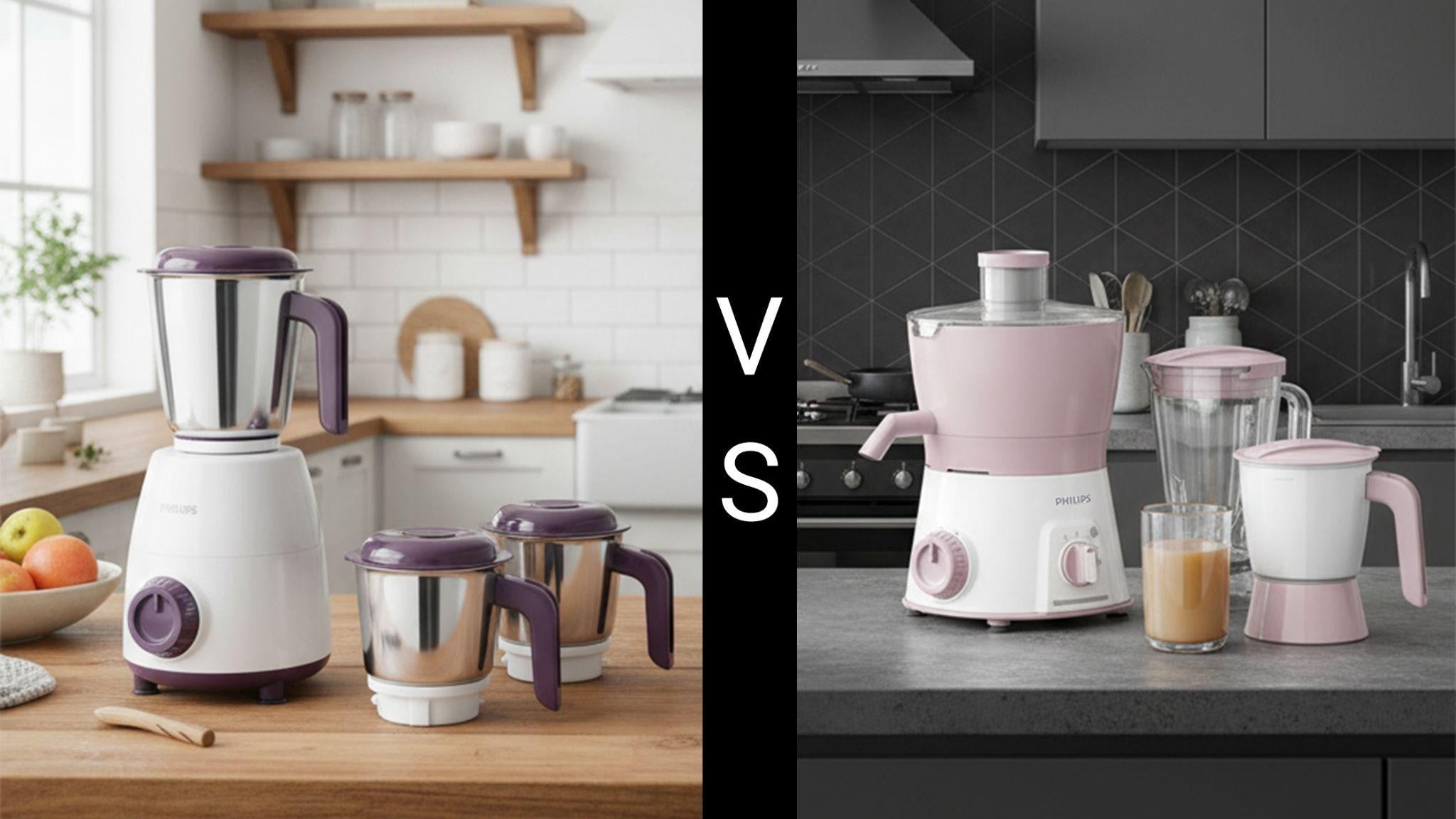 Juicer Mixer Grinder vs Mixer Grinder: Key Differences